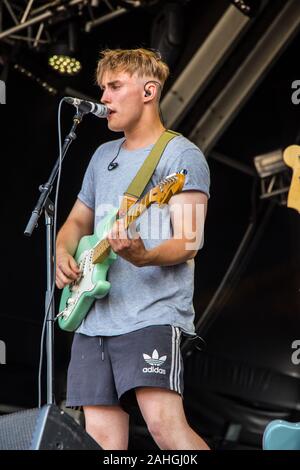 Sam fender live at standon calling festival 2018 Stock Photo - Alamy