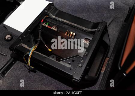 Trunk Mounted Subwoofer Stock Photo - Alamy