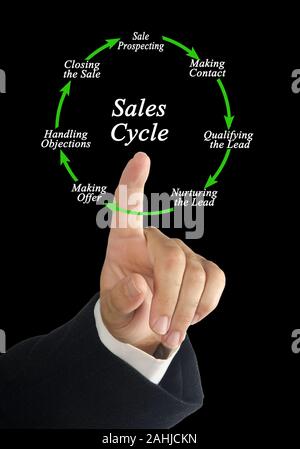 Components of Sales Management Process Stock Photo - Alamy