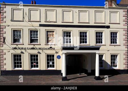 Spalding town centre Lincolnshire UK England shops shopping high street ...