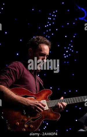 Alex Munk plays guitar with Sam Rapley's Fabled, Scarborough Jazz ...