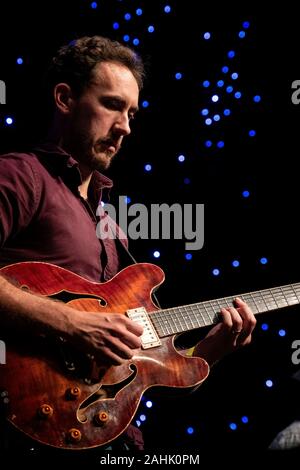 Alex Munk plays guitar with Sam Rapley's Fabled, Scarborough Jazz ...
