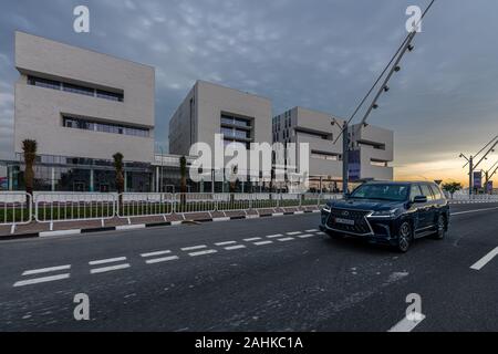 Blue Lexus LX 570 on Road Stock Photo - Alamy