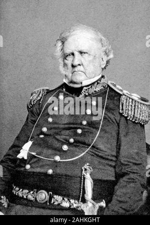 General Winfield Scott, Commander-in-Chief of the United States Forces ...