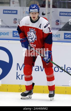 Jan Jenik (CZE) in action during a preliminary match Czech Republic vs Slovakia prior to the ...