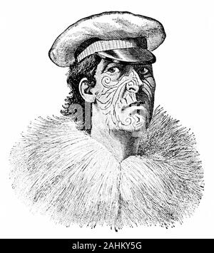 Portrait of Hone Heke, Ngāpuhi chief by William Duke Stock Photo - Alamy