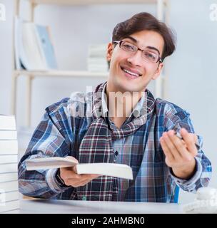 Writer presenting his books to public Stock Photo - Alamy