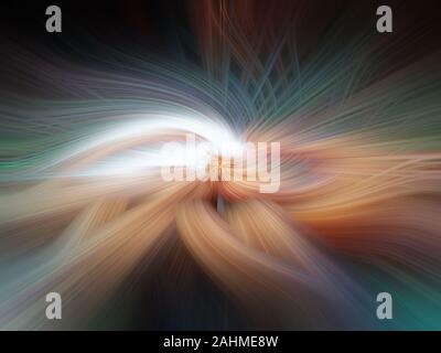 Abstract twisted light fibers effect background Stock Photo - Alamy