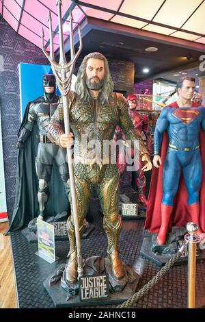 SINGAPORE - CIRCA APRIL, 2019: life-size statues on display at DC ...