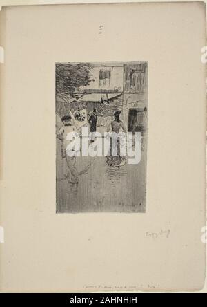 Avenue Trudaine on a Rainy Day, 1875 Stock Photo - Alamy