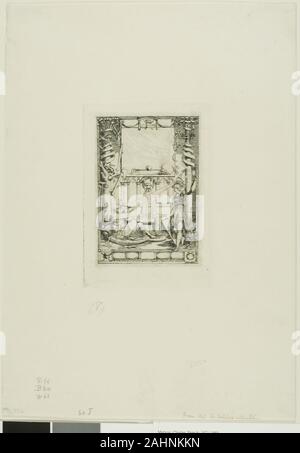 Illustration for the catalogue of Thomas de Leu by Charles Meryon ...