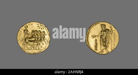 Ancient Greek gold coin depicting Alexander the Great 6th century Stock ...