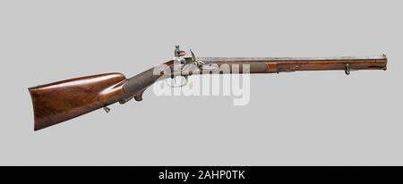 Stock of a flintlock rifle Stock Photo - Alamy