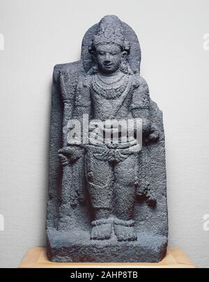 The bodhisattva Manjushri, 9th century. Andesite. Indonesia, Central ...