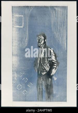 Self-Portrait in Moonlight. Edvard Munch; Norwegian, 1863-1944. Date ...