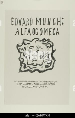 Edvard Munch Alpha and Omega: title page. Lithography 1908-1909 , 1908/ ...