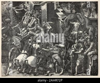 Ancient walls of Greek city of Troy VII site of the Trojan War near ...