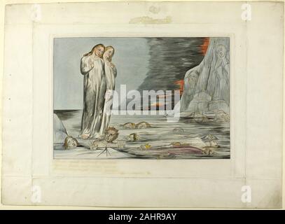 William Blake, Dante's Inferno, The Circle of the Falsifiers, Dante and ...