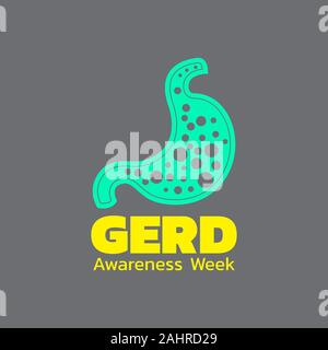 GERD Awareness Week icon logo vector Stock Vector Image & Art - Alamy