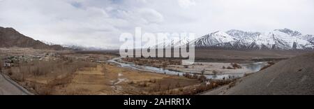 Viewpoint landscape of hight range mountain with Confluence of the ...