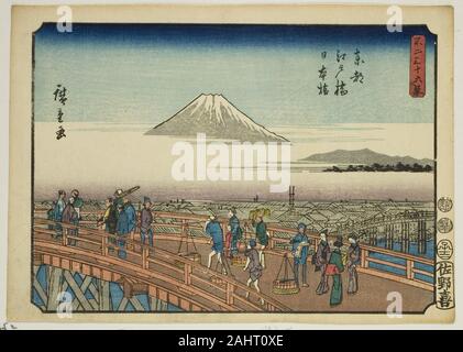 Edo Bridge and Nihon Bridge in the Eastern Capital (Toto Edobashi ...