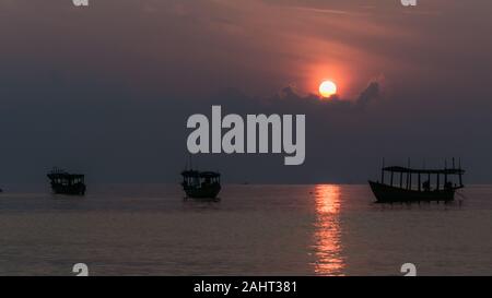 Koh Rong Colors at sunset Stock Photo - Alamy