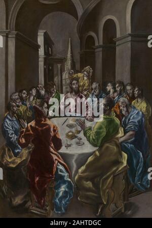 The Feast in the House of Simon. El Greco (Doménikos Theotokópoulos ...