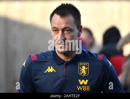 The Aston Villa team coach arrives at the ground ahead of the UEFA ...