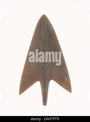 This arrowhead is an ancient tool and early weapon, showcasing stone ...