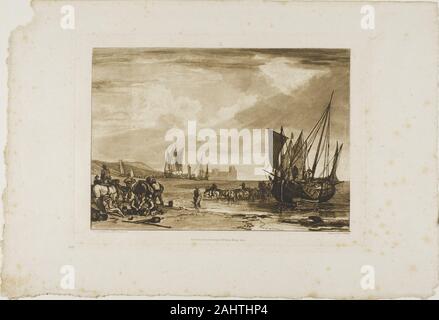 Scene on the French Coast (Liber Studiorum, part I, plate 4) 1929 by ...