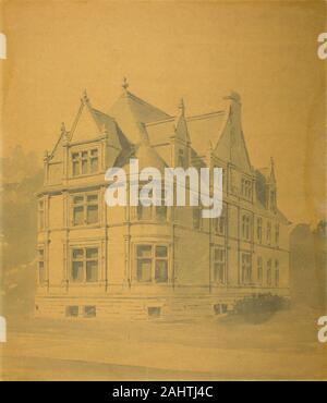 William J. Goudy House, Chicago, Illinois, Perspective, c. 1889/90 ...