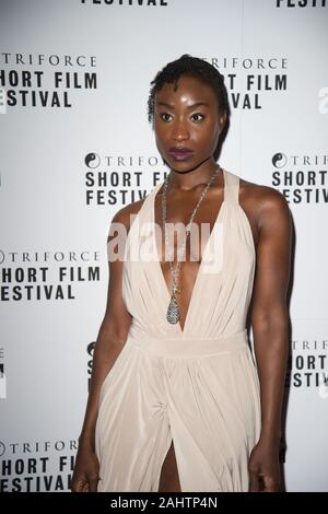 Adele-Oni at the Triforce Short Film Festival at BAFTA Piccadilly ...