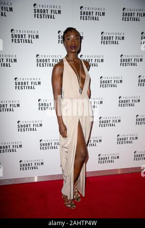 Adele-Oni at the Triforce Short Film Festival at BAFTA Piccadilly ...