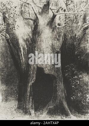 Odilon Redon - I Plunged into Solitude I Dwelt Tree Behind Me Plate 9 ...