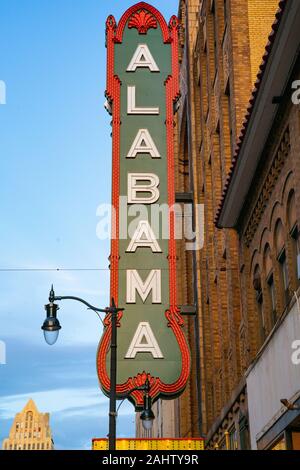Historic Alabama Theatre in Birmingham, Alabama, USA Stock Photo ...