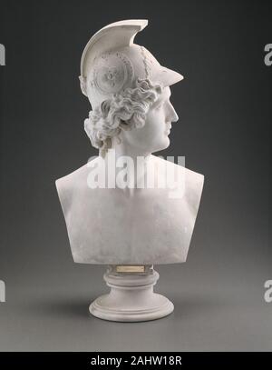 Statue of a bust of Apollo Belvedere in an Asian conical hat Stock ...