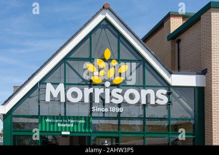 Morrisons Supermarket, Kingsley Road, Bideford, Devon, England, United ...