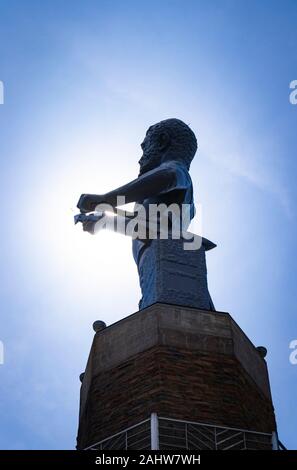 The worlds largest cast iron statue Vulcan statue on Red Mountain ...