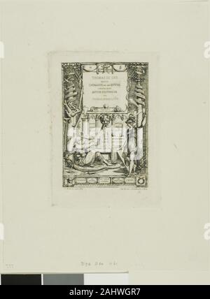 Meryon - Frontispiece for the Catalogue of the Work of Thomas De Leu ...