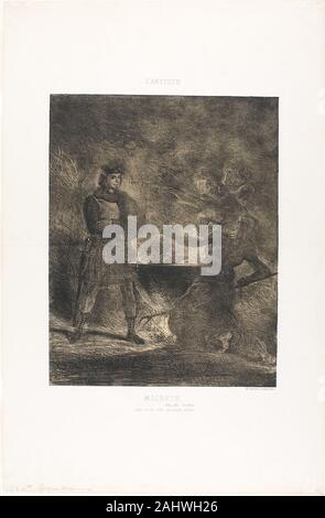 Eugène Delacroix - Macbeth Witches 1825 Stock Photo - Alamy
