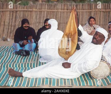 Dubai Arab folklore and history with a group of Emirati men performing ...