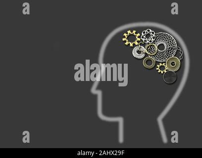 Brain mental activity and idea concept Stock Photo - Alamy