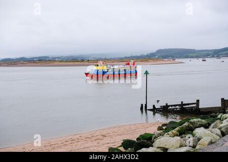 Pride of Exmouth Stuart Line Cruises Ferry, Sailing Up the Exe Estuary ...