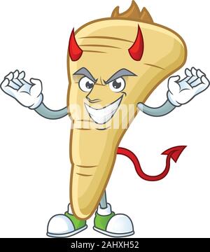Picture of parsnip cartoon character with angry face Stock Vector Image ...