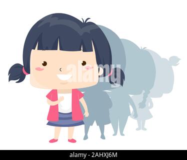 Cartoon of Waiting in Line or Queue or Looking for Another Way Stock ...