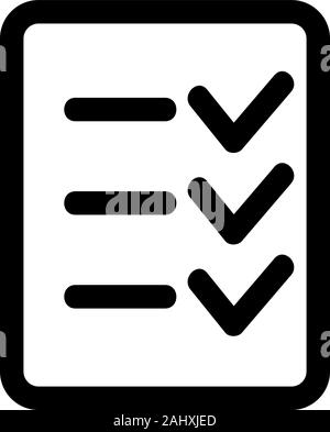 conduct a survey of the vector icon. Isolated contour symbol ...