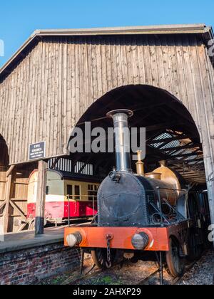 Iron Duke broad gauge replica steam engine on display at National ...