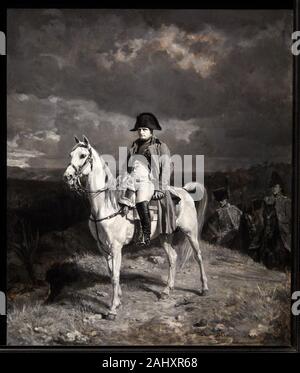 1814. Painting by Jean Louis Ernest Meissonier. Napoleon and his Stock ...