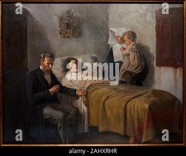 "Science and Charity (1897)" by Pablo Picasso at the Museum in ...
