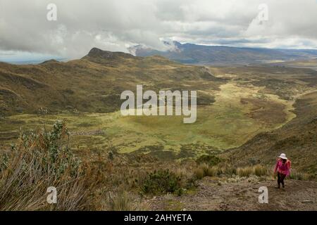 Ruminahui Volcano summit, Cotopaxi National Park, Avenue of Volcanoes ...
